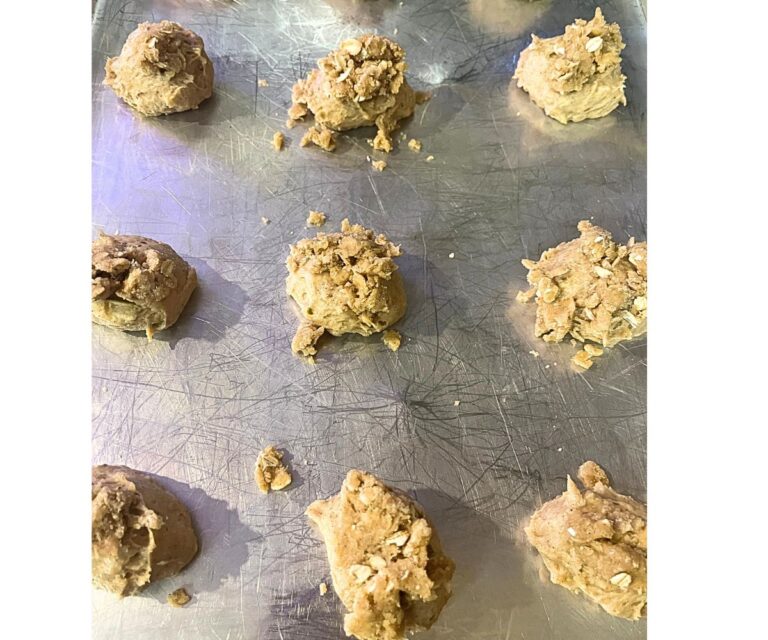 Homemade Apple Pie Crumble Cookie recipe with maple glaze ...